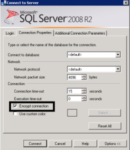 How to Enable Encrypted Connection to SQL Server