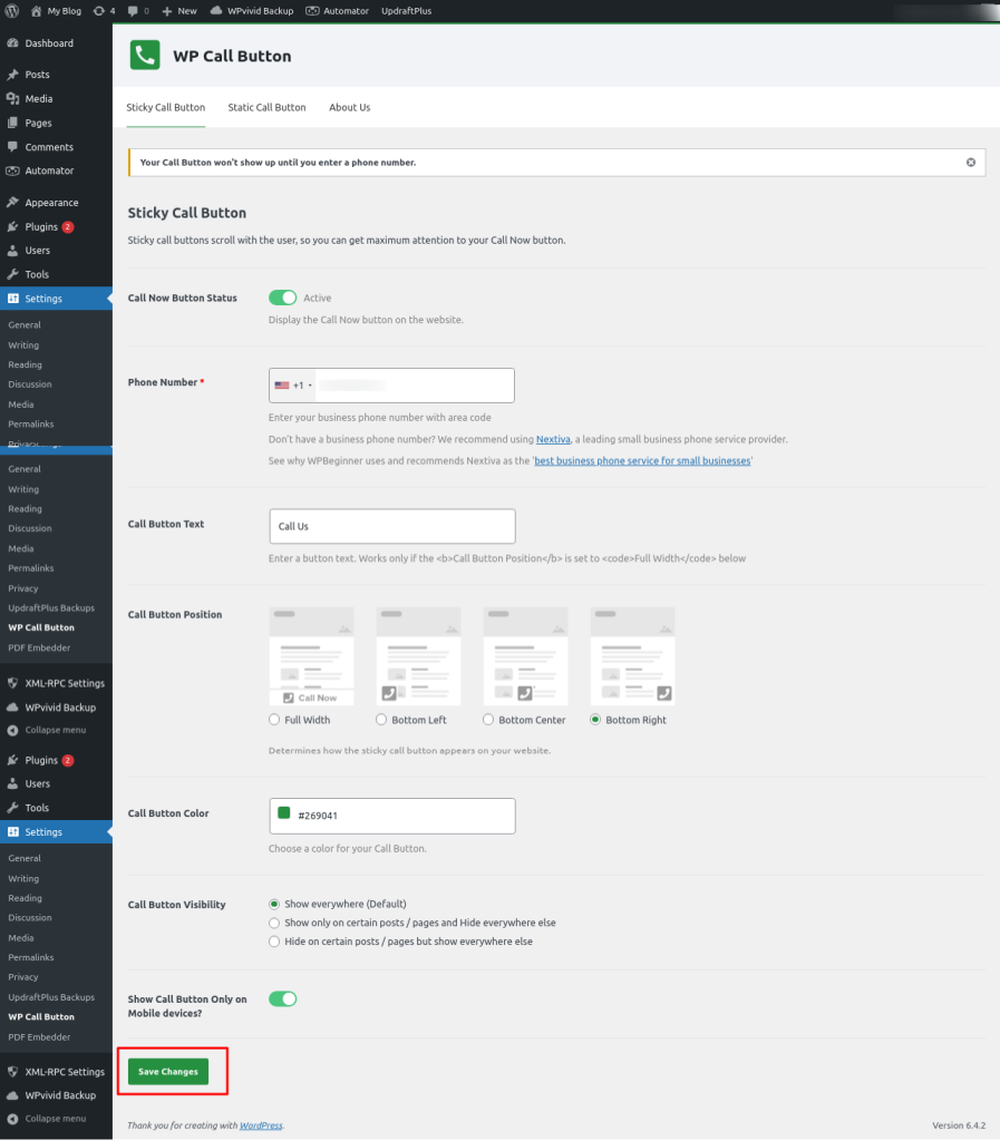 How to Integrate a WordPress Click-to-Call Button for Accessibility